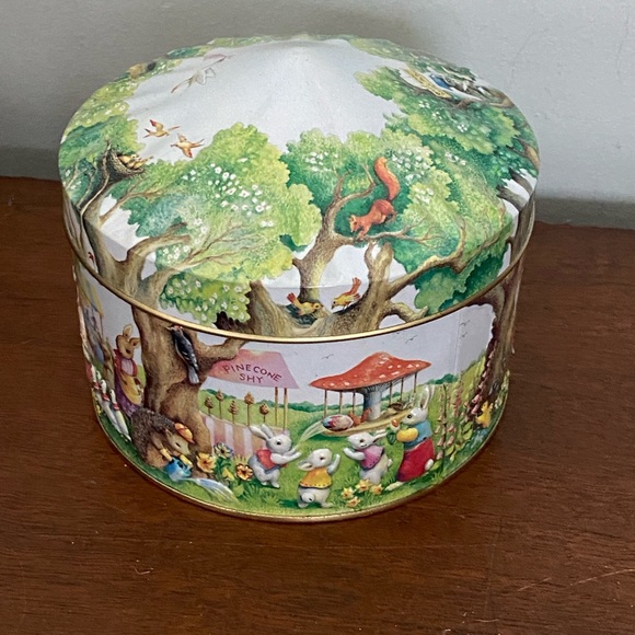 Holiday | Vintage Easter Tin Churchills Woodland Fair Toffee Can With ...